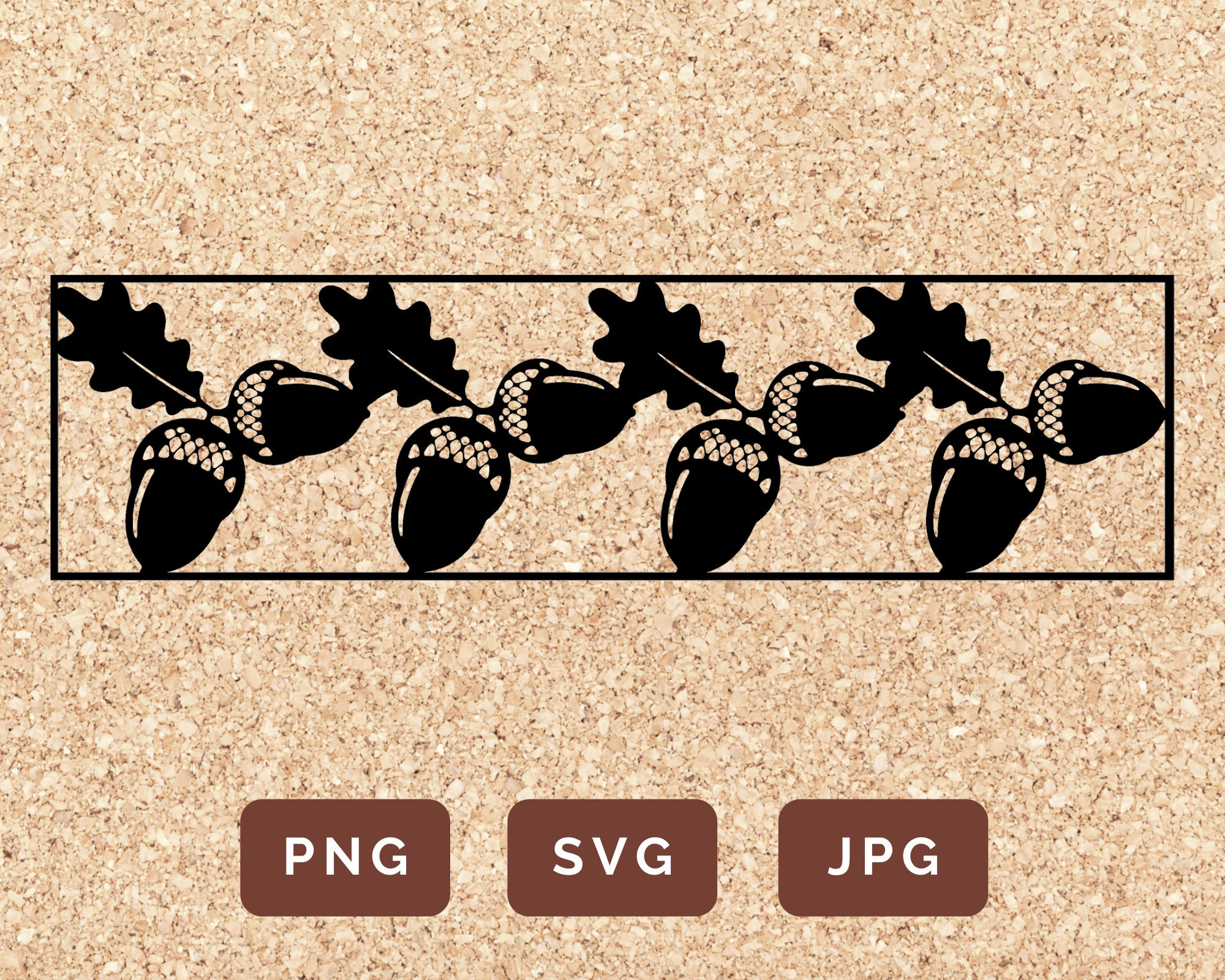 Acorn Border Clip Art