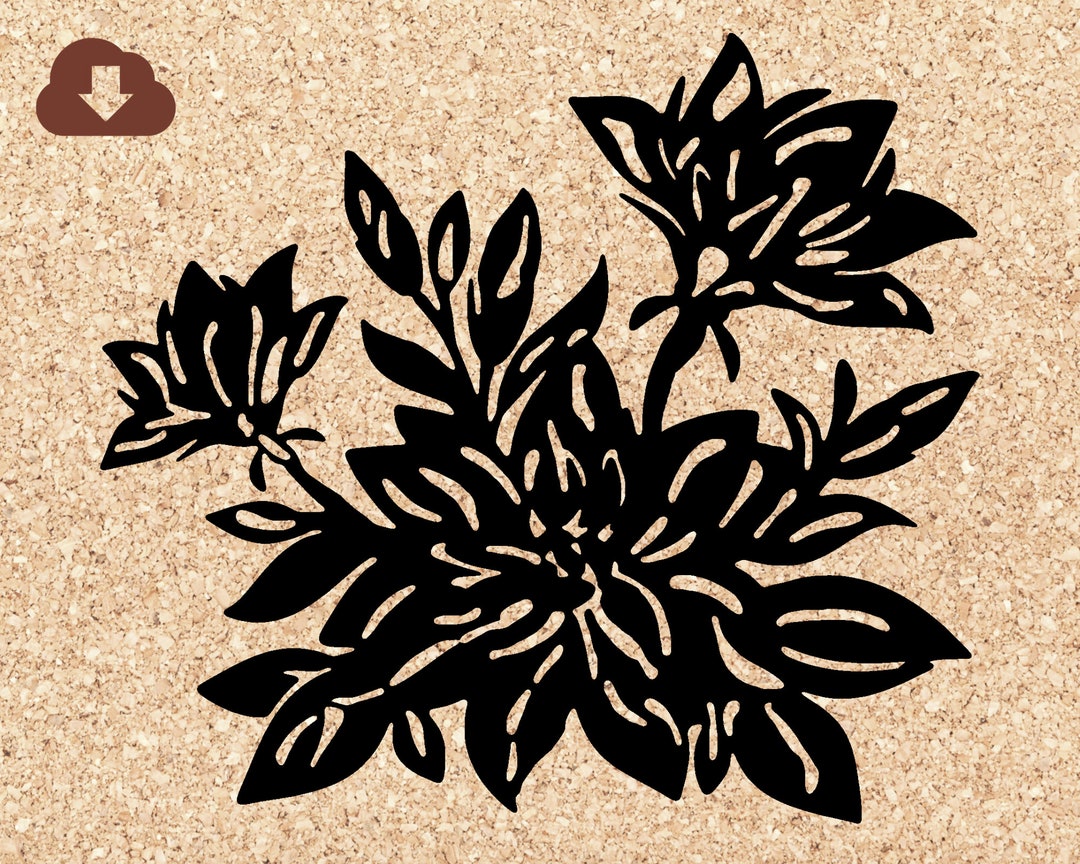 Magnolia Grandiflora Flower Bud | SVG Cut Cricut 3D Layered File, PNG ...