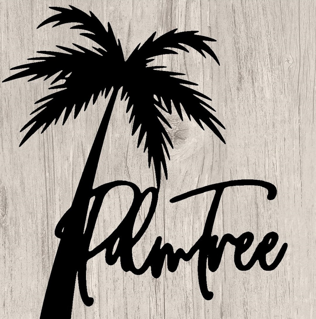 Palm Tree SVG Cut File for Digital Download Use With Paper, Vinyl ...
