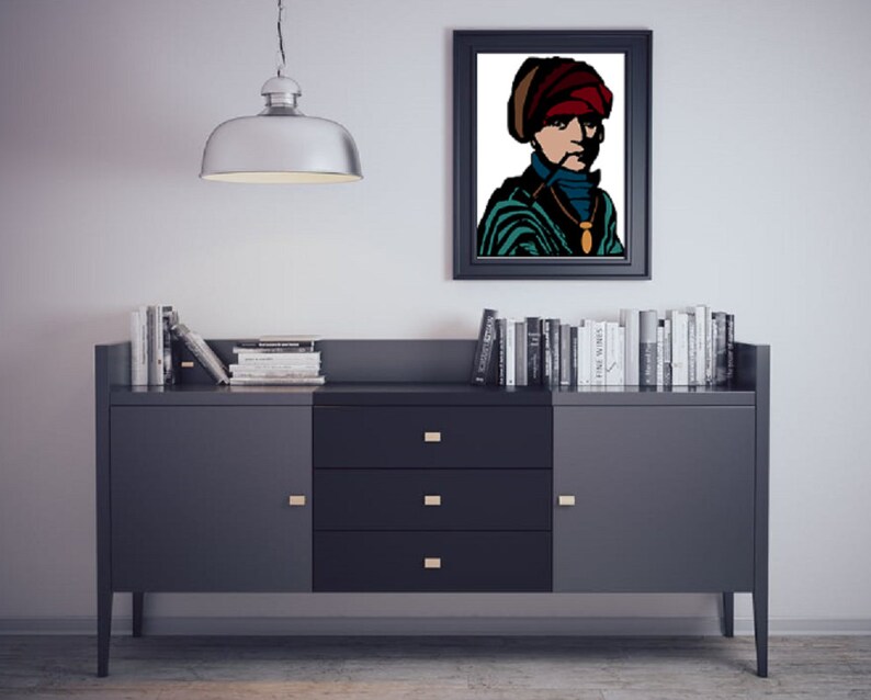 Sequoyah Cherokee Leader Native American Symbol SVG Cut File - Etsy