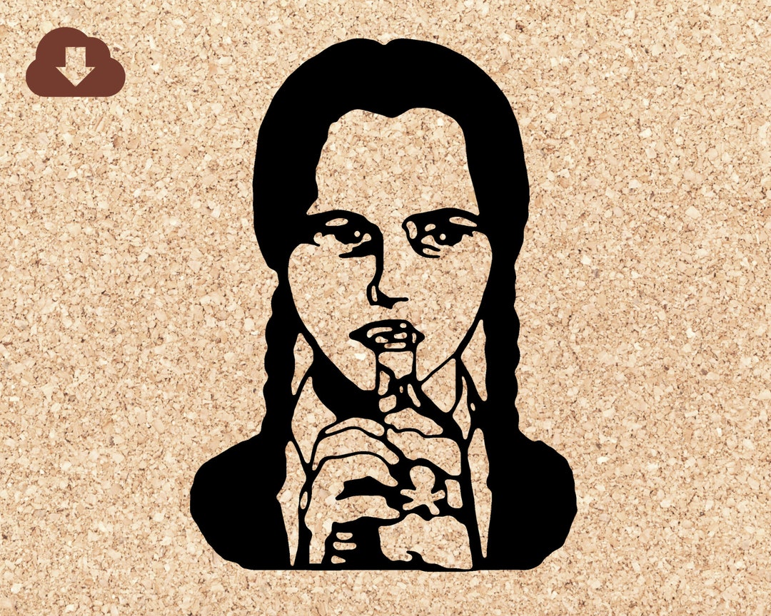 Wednesday SVG Adams Family Cut Files for Cricut Cutter, Silhouette Dxf ...