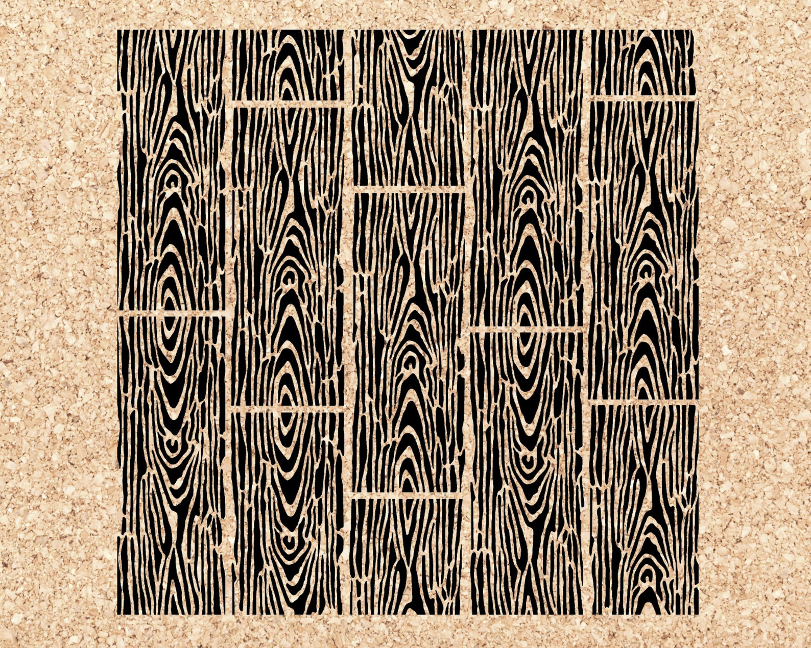 Wood Grain Flooring Stencil SVG File // Digital Download // - Etsy