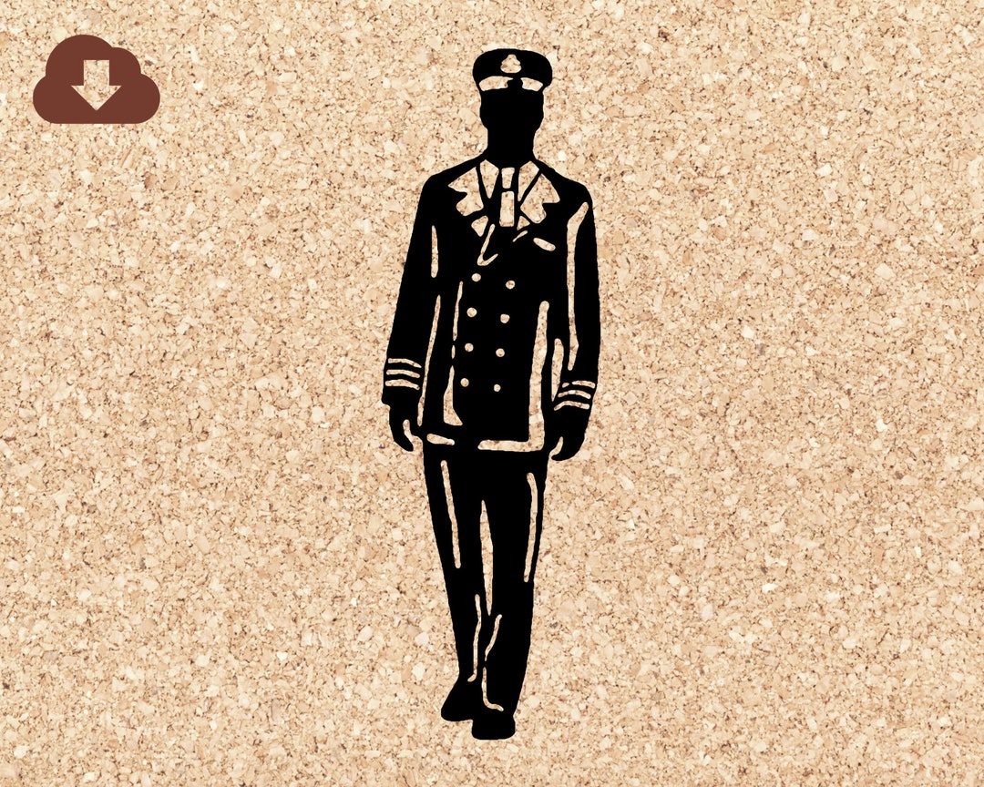 Airline Pilot Captain | Aviation Gift | SVG, PNG, JPG Cut Out File ...