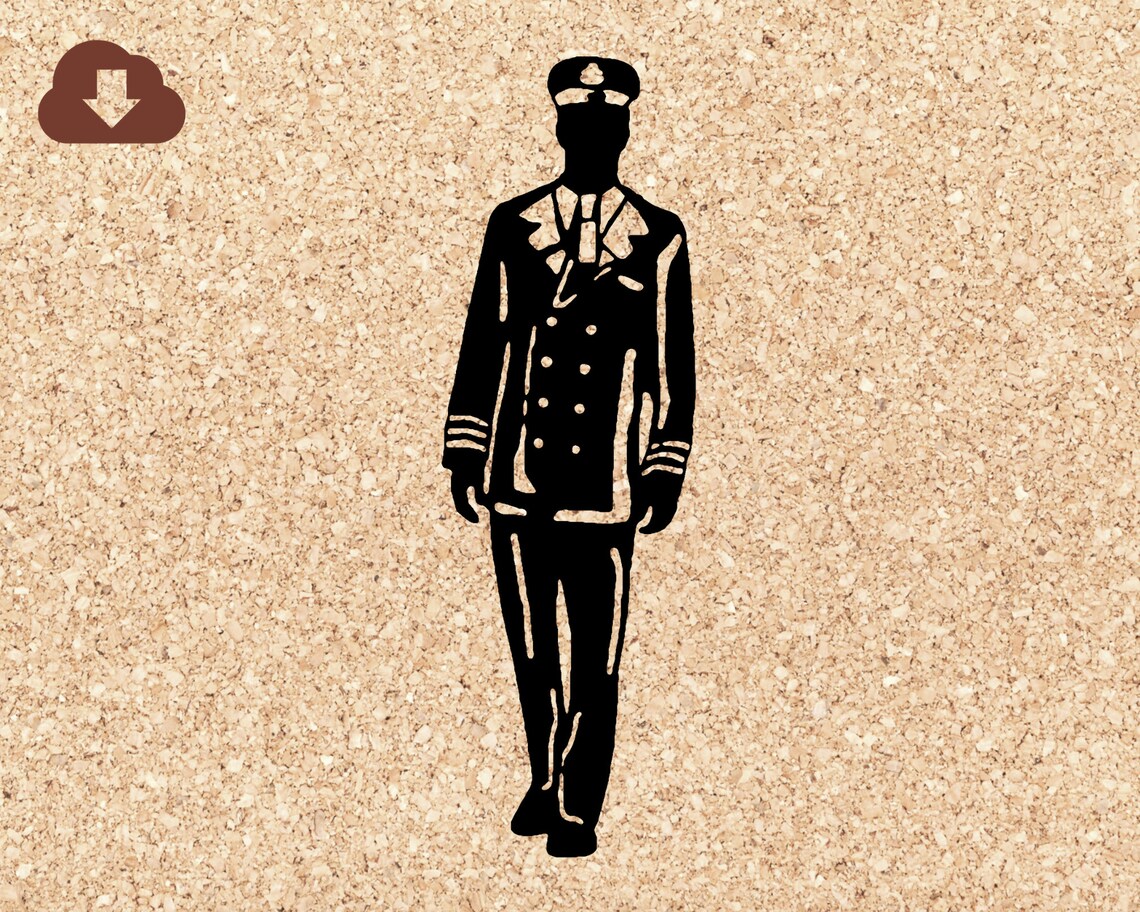 Airline Pilot Captain Aviation Gift SVG PNG JPG Cut Out - Etsy