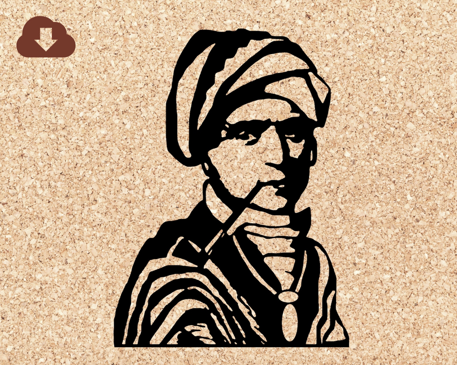 Sequoyah Cherokee Leader Native American Symbol SVG Cut File - Etsy