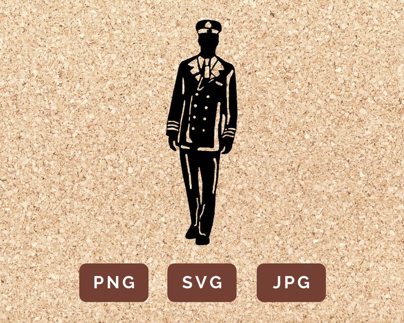 Airline Pilot Captain Aviation Gift SVG PNG JPG Cut Out - Etsy