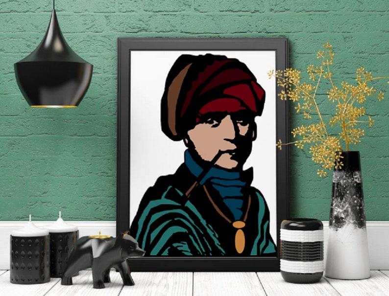 Sequoyah Cherokee Leader Native American Symbol SVG Cut File - Etsy