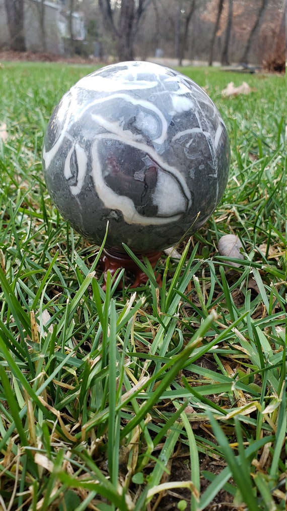 Shell Jasper Sphere - Etsy