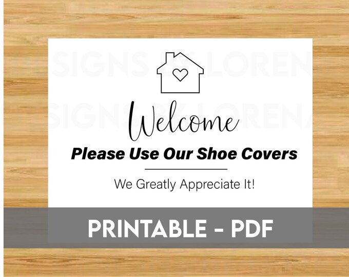 Realtor Open House Shoe Covers Sign (digital Download) - Etsy