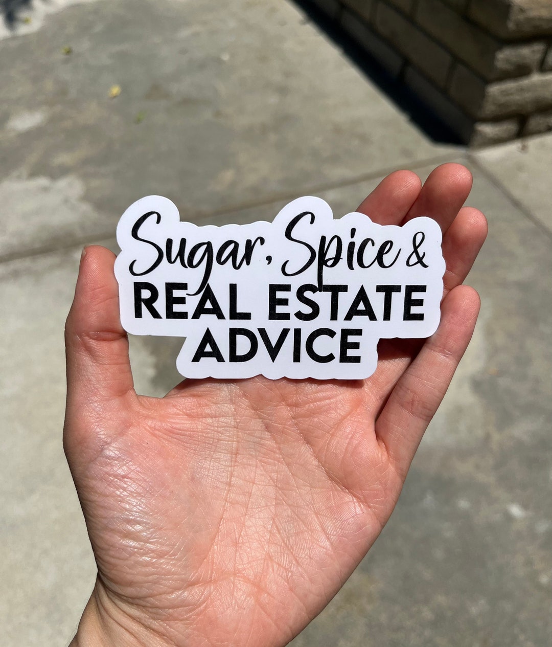 Sugar Spice Real Estate Advice Sticker Set - Realtor Gift (5 Pack) - Etsy