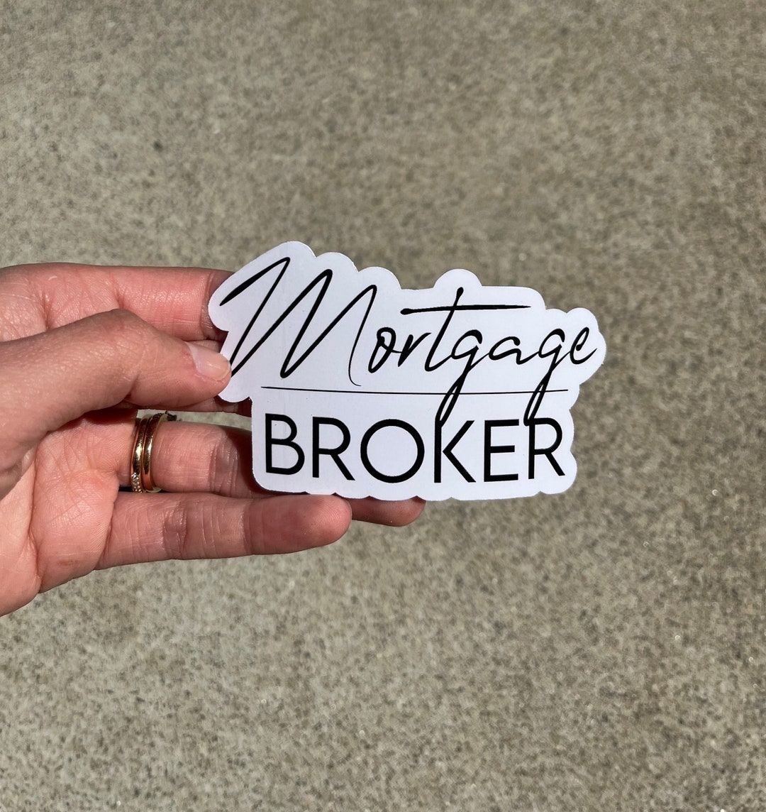 5 Pack Mortgage Broker Sticker, Loan Officer Stickers, Stickers for ...