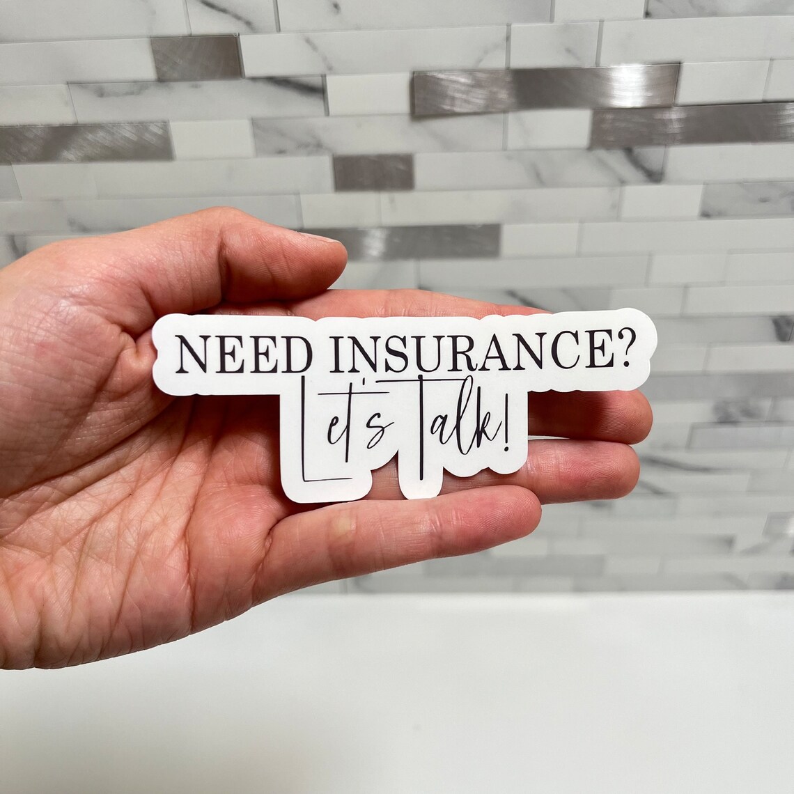 Insurance Agent Stickers: Pink & Black, 4-inch, Set of 7 - Etsy