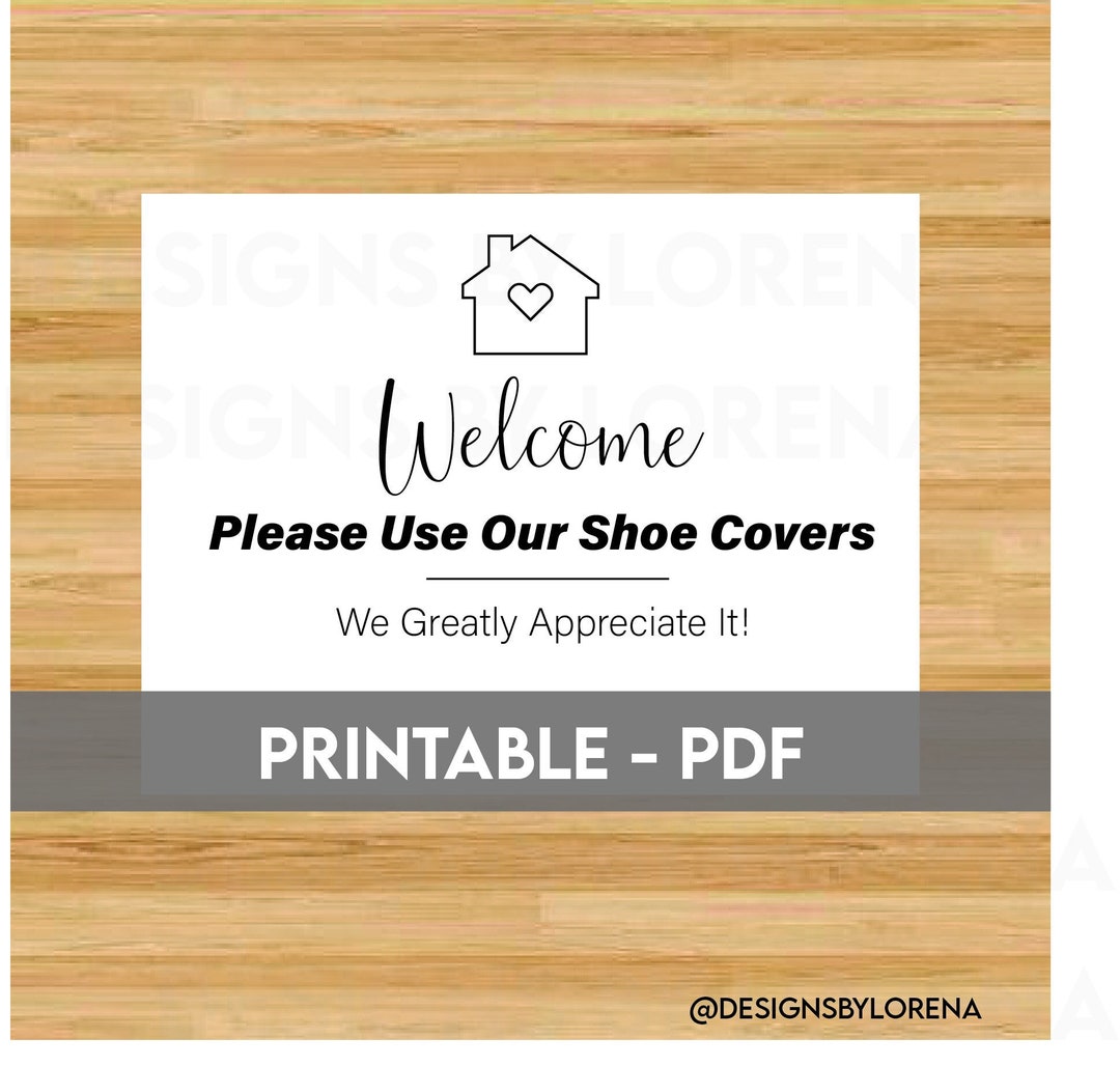 Open House Shoe Covers Sign, Realtor Sign, Open House Sign, Shoe Covers ...