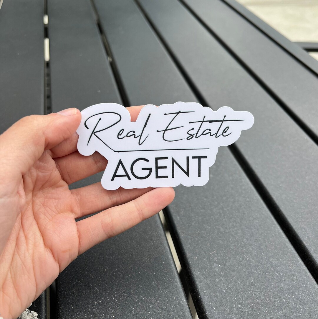 5 Pack Real Estate Agent Sticker, Realtor Stickers, Stickers for ...