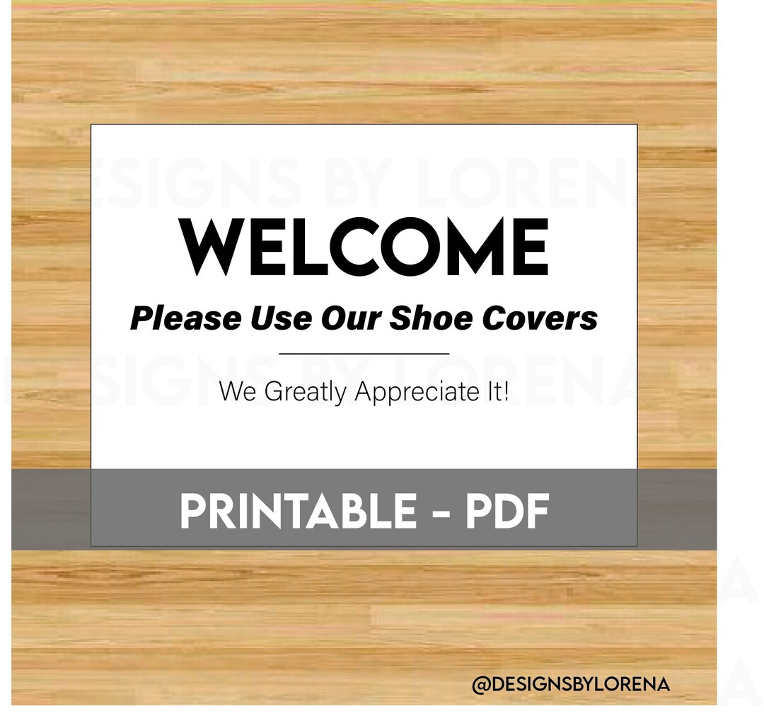 Open House Shoe Covers Sign, Realtor Sign, Open House Sign, Shoe Covers ...