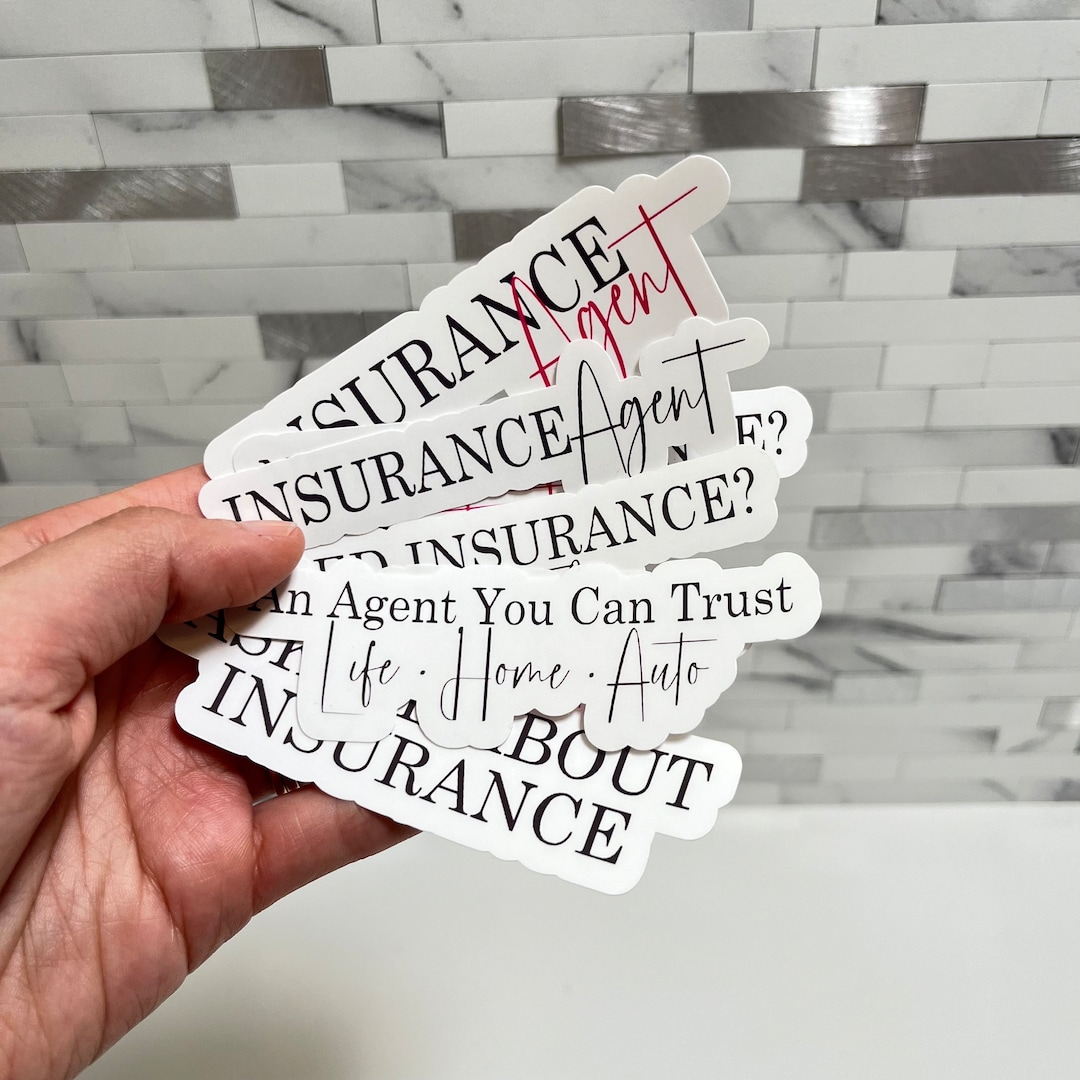 7 Insurance Agent Stickers, Insurance Stickers, Stickers for Agents ...