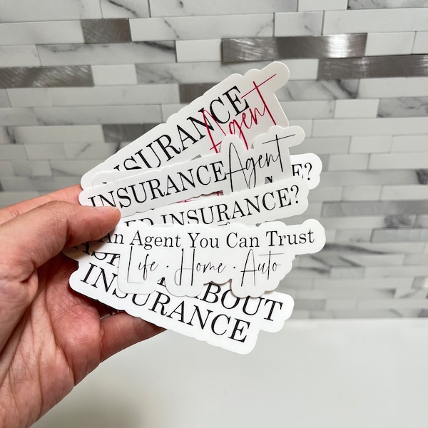 Insurance Stickers - Etsy