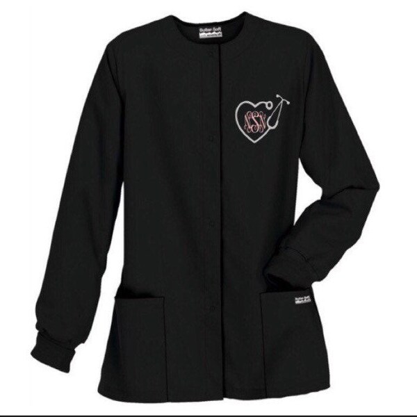 Monogrammed Scrubs - Etsy