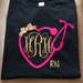 Monogram Stethoscope Shirt rn Cna Lpn Doctor Nurse - Etsy