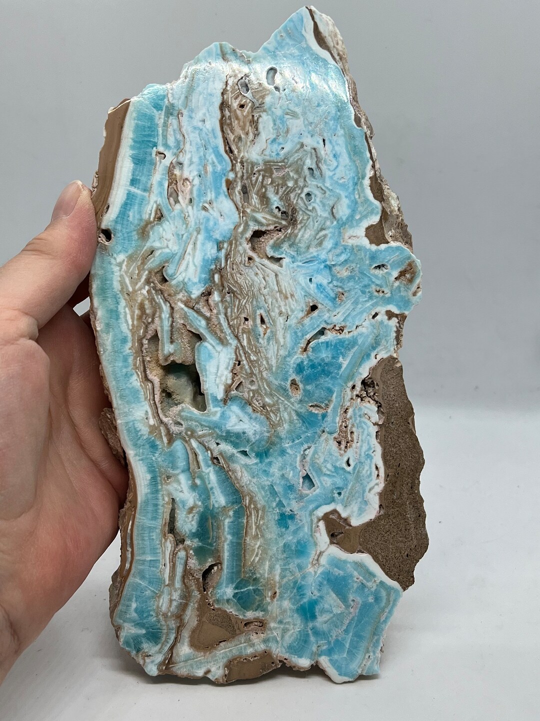 Stunning Blue Aragonite Slab - Etsy