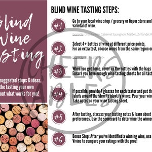 Wine Tasting Party Kit Printable - Instant Download Includes ...