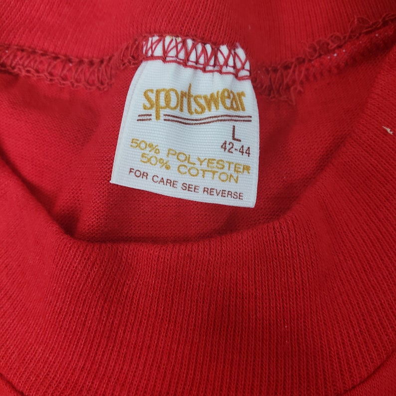 Vtg 70s University of Wisconsin Toga II T Shirt Sz M Madison Pail and ...