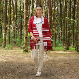 Tallit Prayer Shawl From Israel - King Solomon Name Spelled on 4 ...
