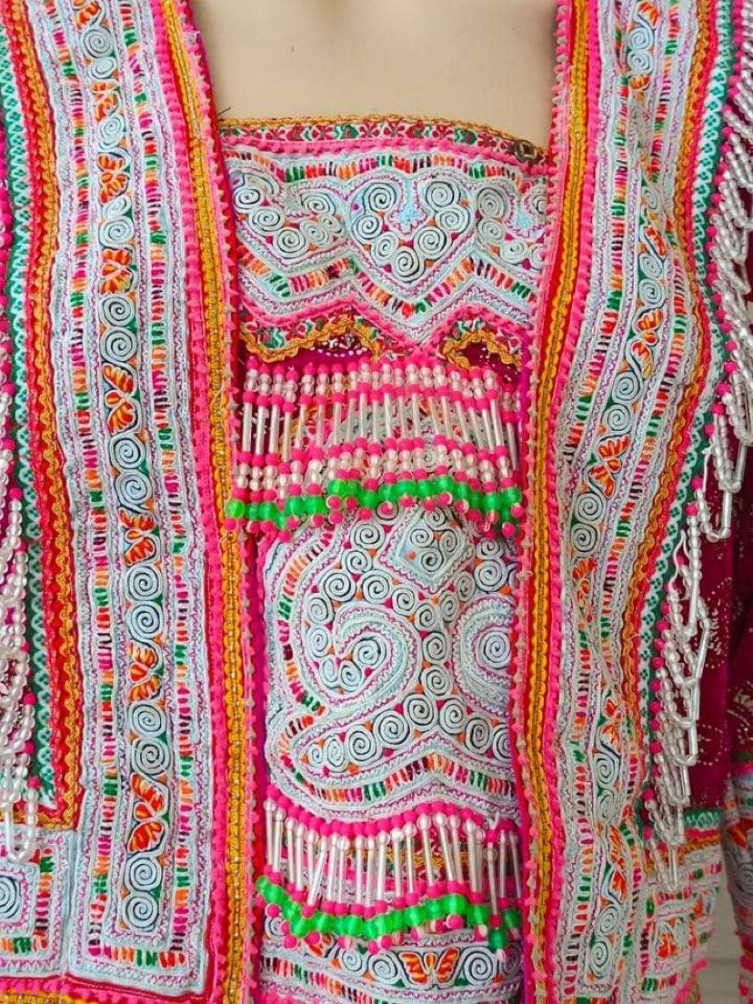 Preowned Hmong Shirt Hmong Embroidery Textile Hmong - Etsy