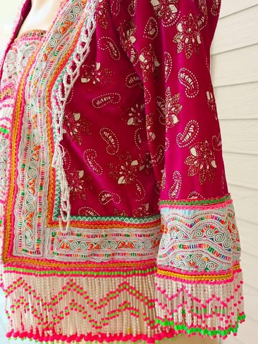 Preowned Hmong Shirt Hmong Embroidery Textile Hmong - Etsy