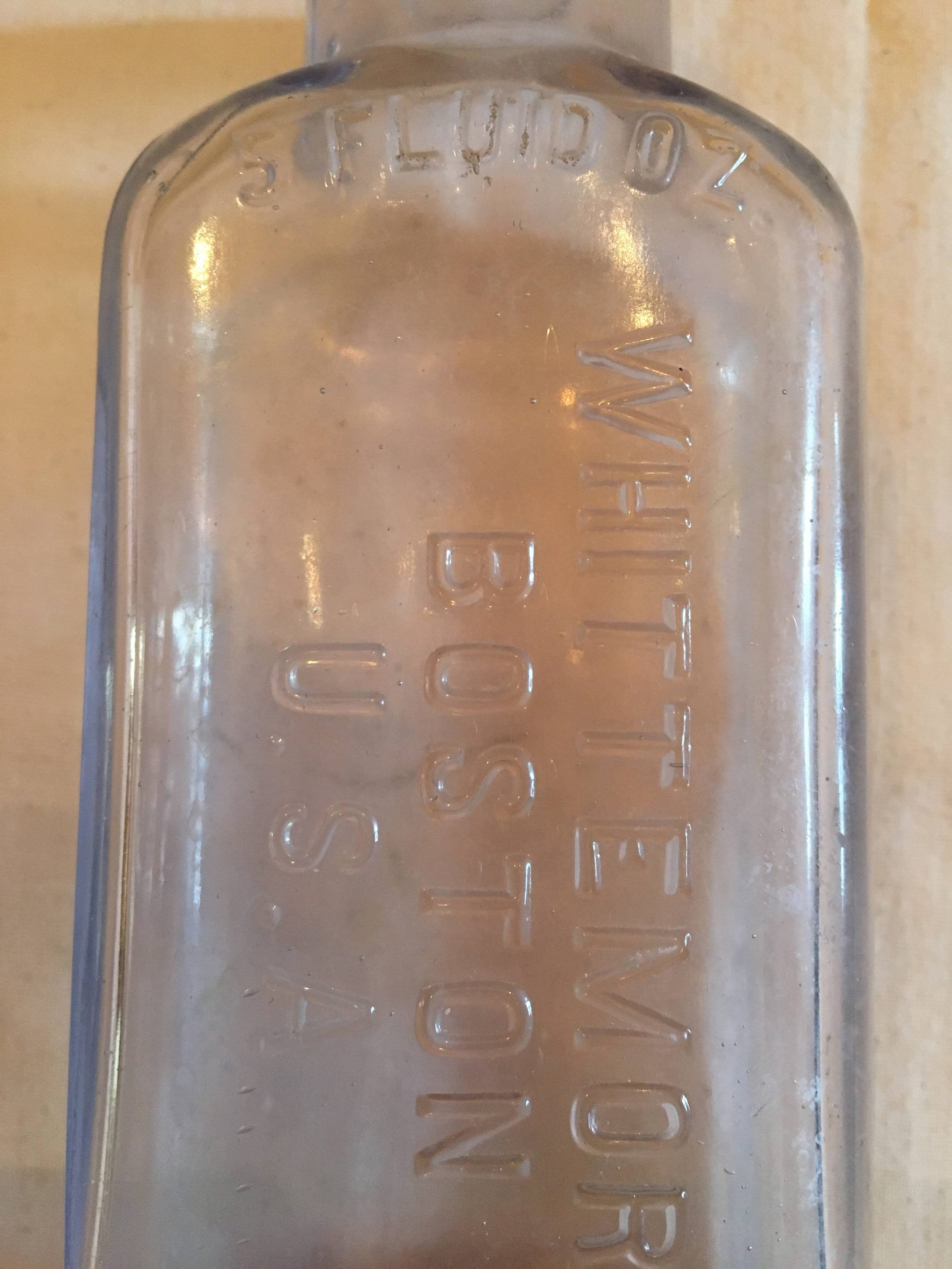 Whittemore Boston USA Glass Bottle 1920s Antique Bottle | Etsy