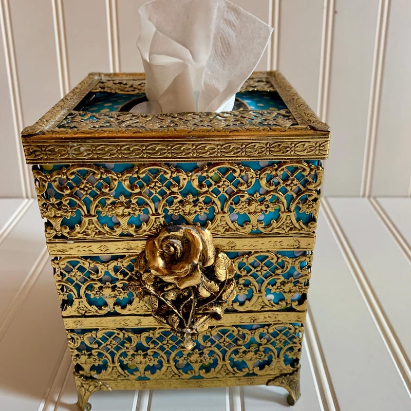 Filigree Tissue Box - Etsy