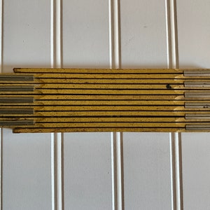 Vintage Folding Extension Ruler-antique Wood Extension Ruler-rustic ...