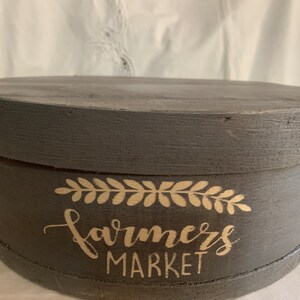 Cake Stand, Cheese Box-storage Box-farmhouse Decor-wisconsin Cheese Box ...