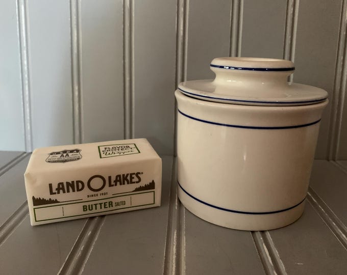 French Butter Keeper, Butter Dish, French Butter Crock - Etsy