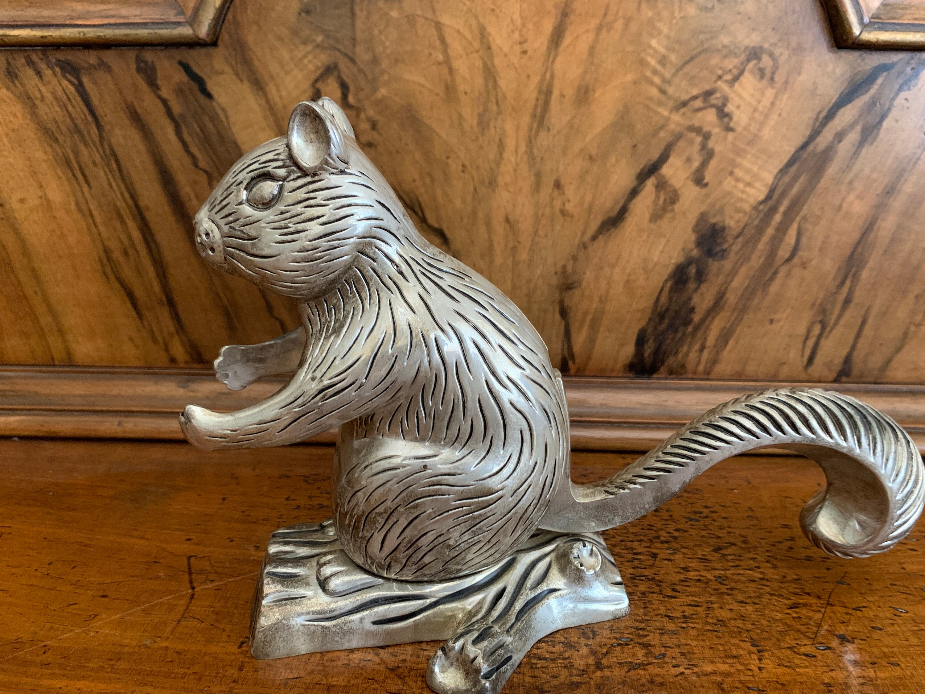 Vintage Godinger Squirrel Nutcracker / Metal Squirrel - Etsy