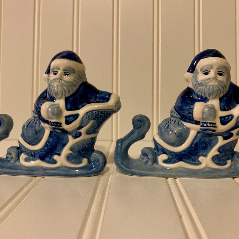 Blue and White Christmas Decor - Etsy