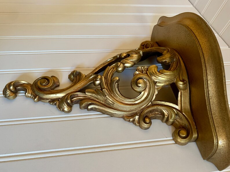 Vintage Syroco Wood Shelf Wall Plate Holder Hollywood Regency - Etsy