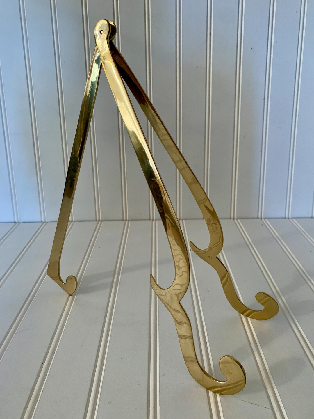Vintage Brass Easel Stand Adjustable Large Brass Easel - Etsy