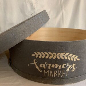 Cake Stand, Cheese Box-storage Box-farmhouse Decor-wisconsin Cheese Box ...