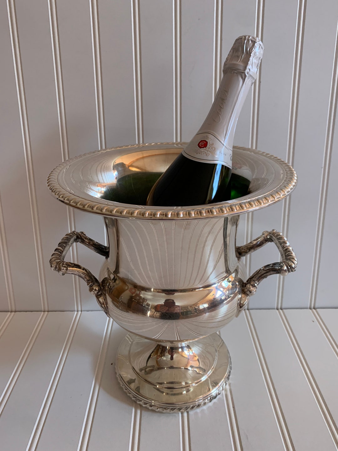 Vintage WM Rogers Regency Style Silver Plated Champagne Chiller Wine ...