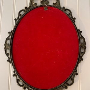 LARGE Vintage Victorian Style Wall Decor L Ornate Victorian Style Metal ...