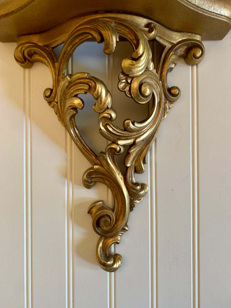 Vintage Syroco Wood Shelf Wall Plate Holder Hollywood Regency - Etsy