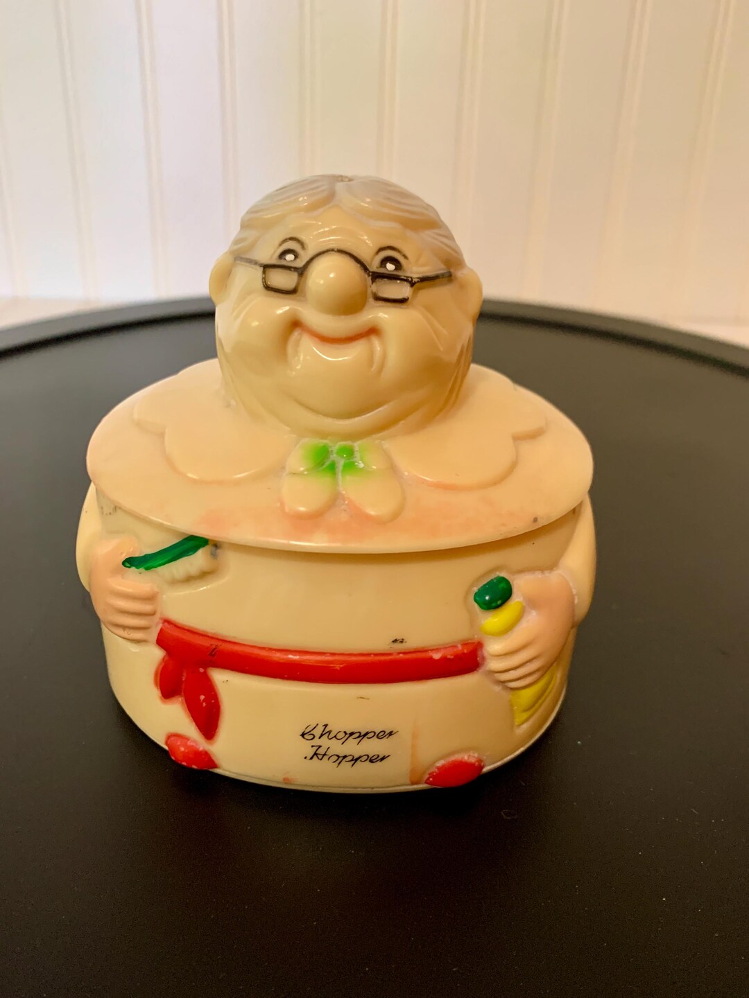 DENTURE Jar…”chopper Hopper"…novelty Jar…bathroom Storage…plastic ...