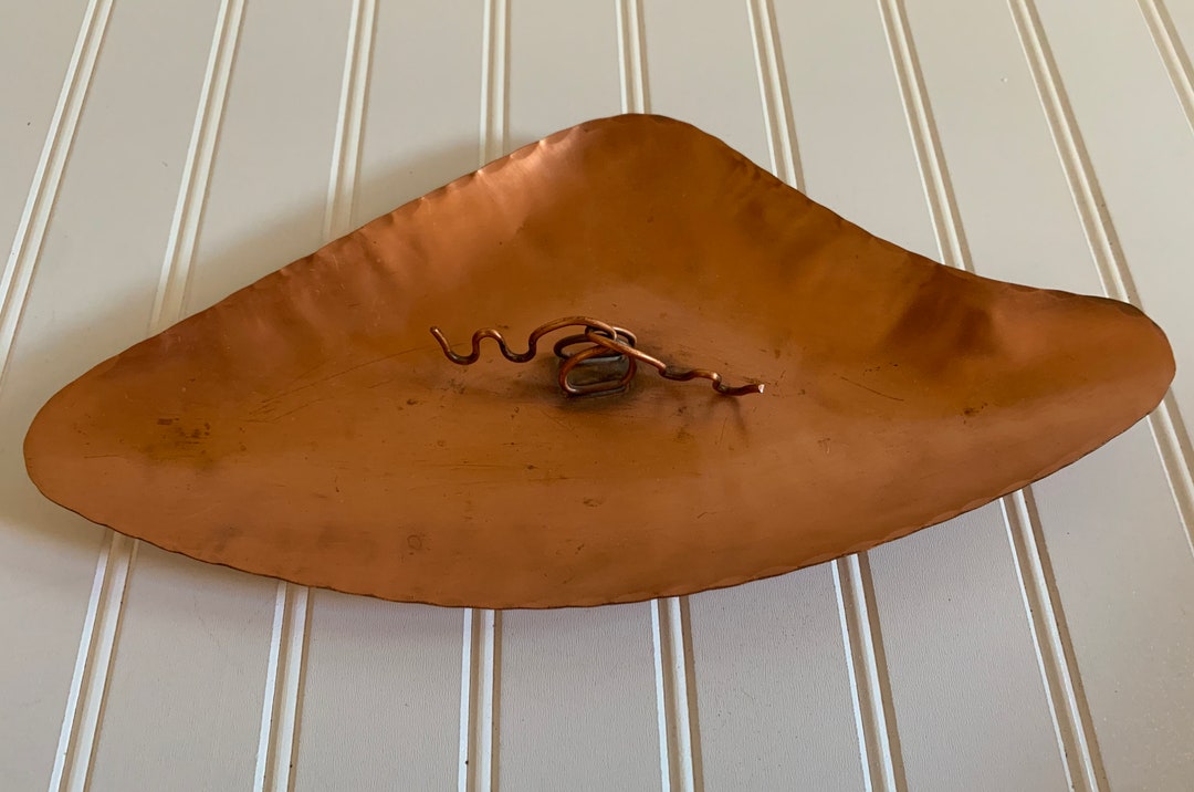Vintage Copper Ashtray-vintage Ashtray, Copper Ashtray, Collectible ...