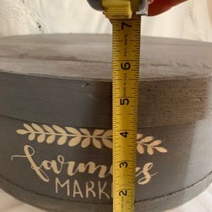 Cake Stand, Cheese Box-storage Box-farmhouse Decor-wisconsin Cheese Box ...