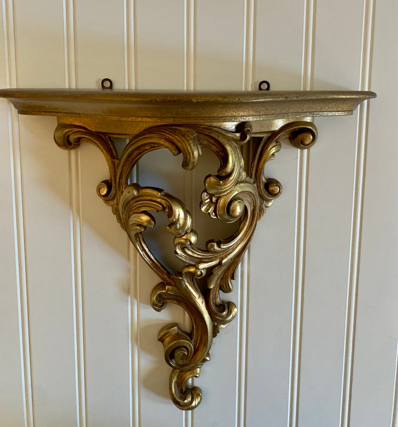 Vintage Syroco Wood Shelf Wall Plate Holder Hollywood Regency - Etsy