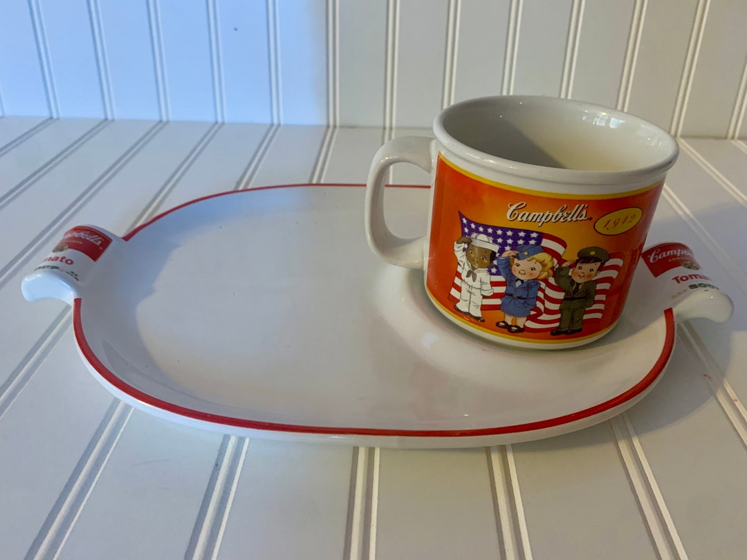 Campbell's Soup Lunch Set/soup Bowl and Sandwich Plate/vintage Westwood ...