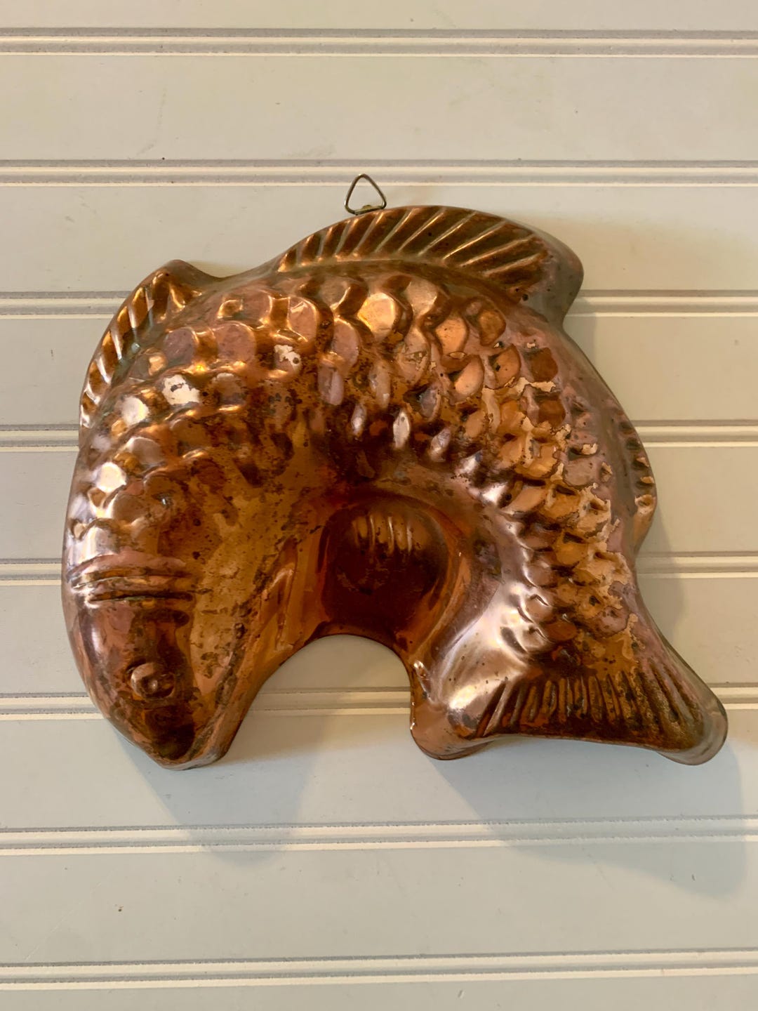 Vintage Copper Fish Mold, French Country Kitchen Decor - Etsy