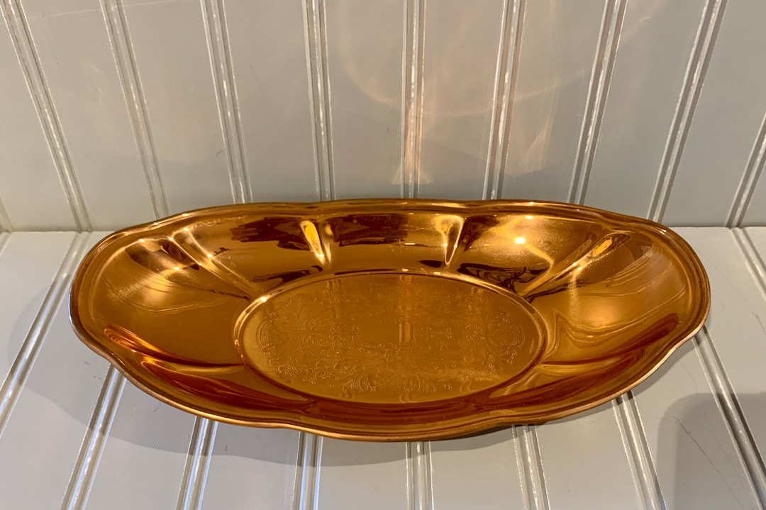 Coppercraft Guild Fluted Embossed Copper Bread Tray - Etsy