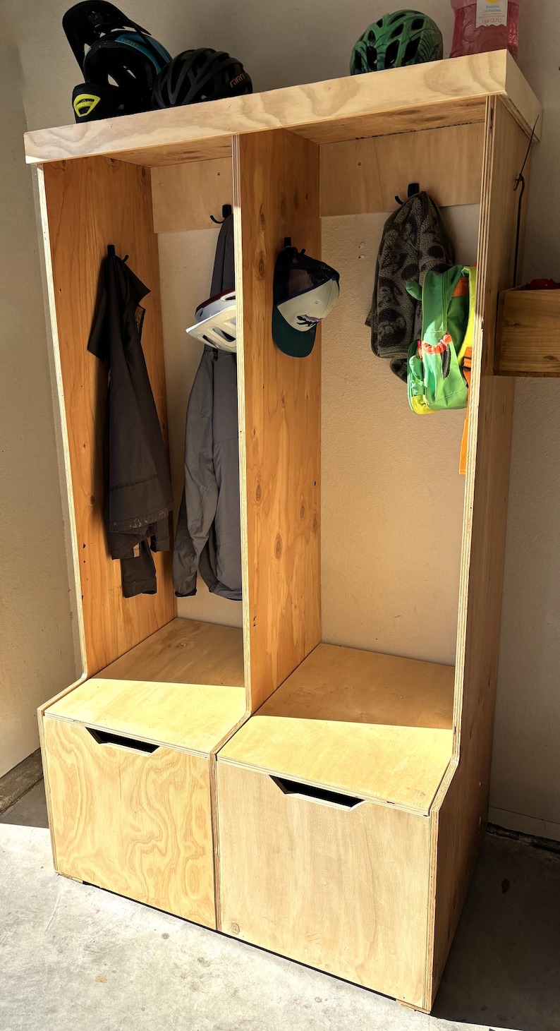 Tidy Lockers With Bench Storage, Individual or Grouped Builds digital ...